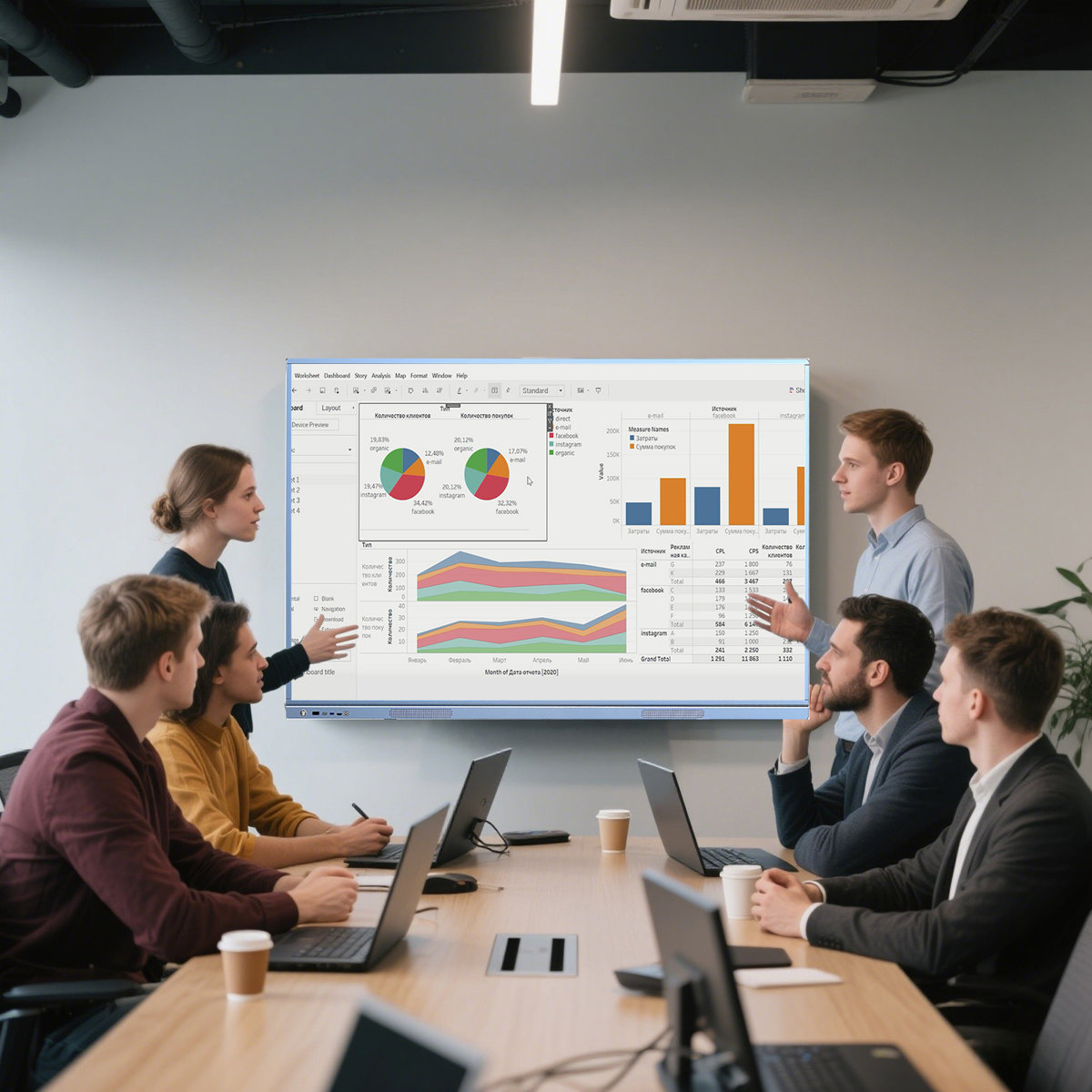 JYXCN Smart Board Interactive Whiteboard All-in-One, Touch Screen Computer with Dual System ...